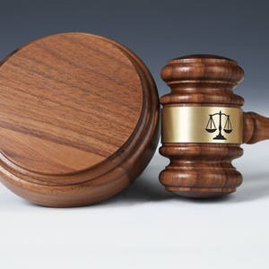 Personalized Engraved Gavel Set With Sounding Block, Custom Engraved ...