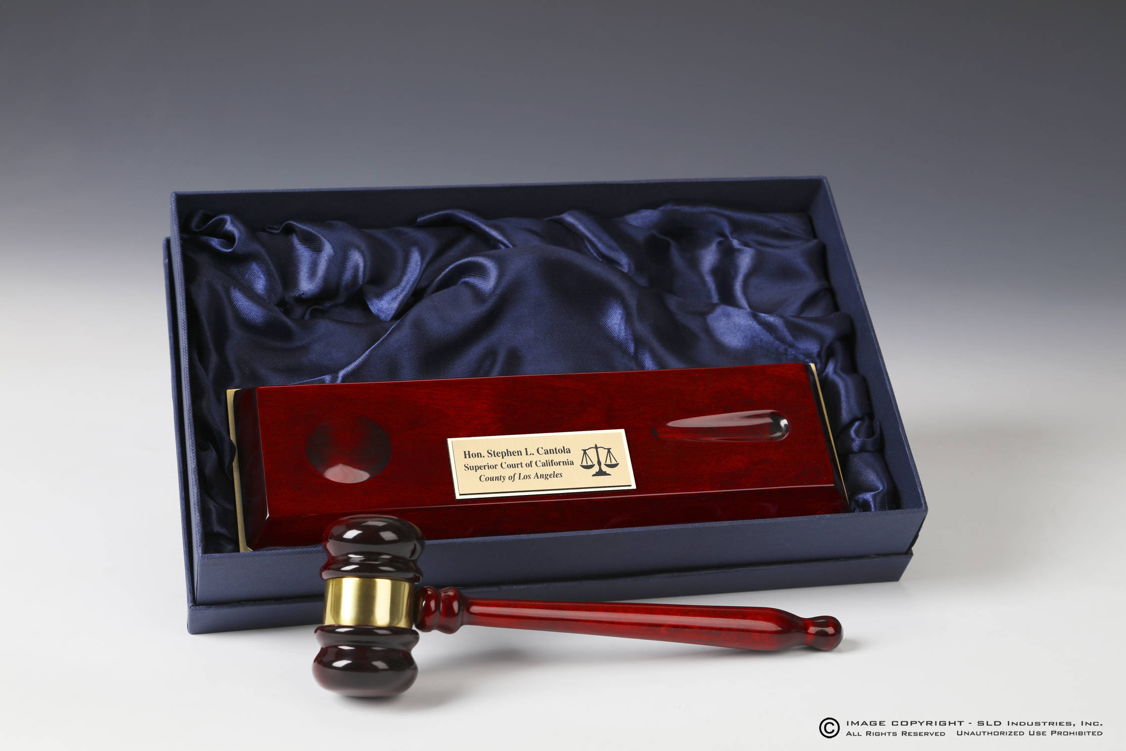 Gavel Stand With Gavel, Custom ENGRAVED, Rosewood Piano Wood, Gift Box ...