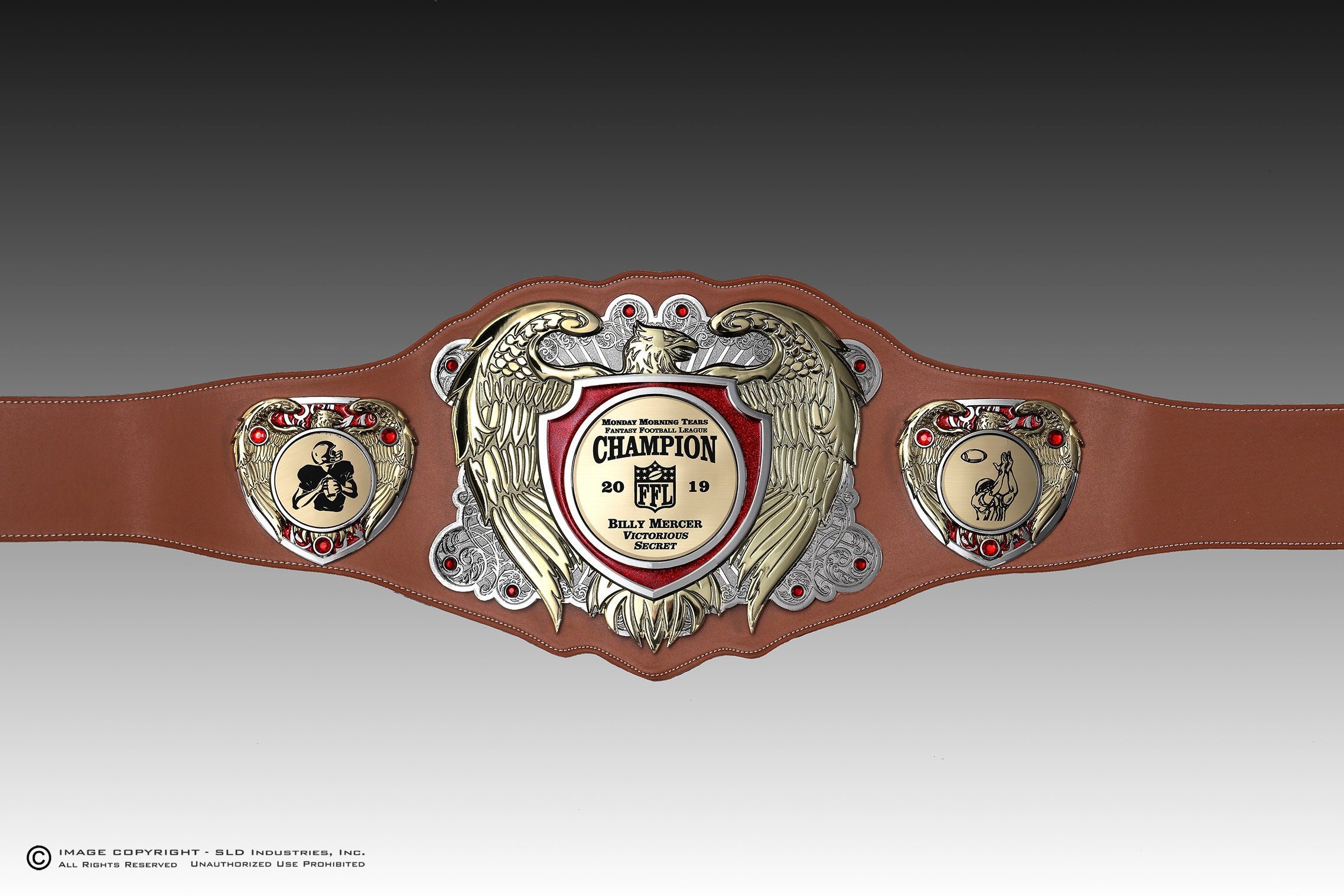 FANTASY FOOTBALL FFL Championship Belt Eagle Series | Etsy