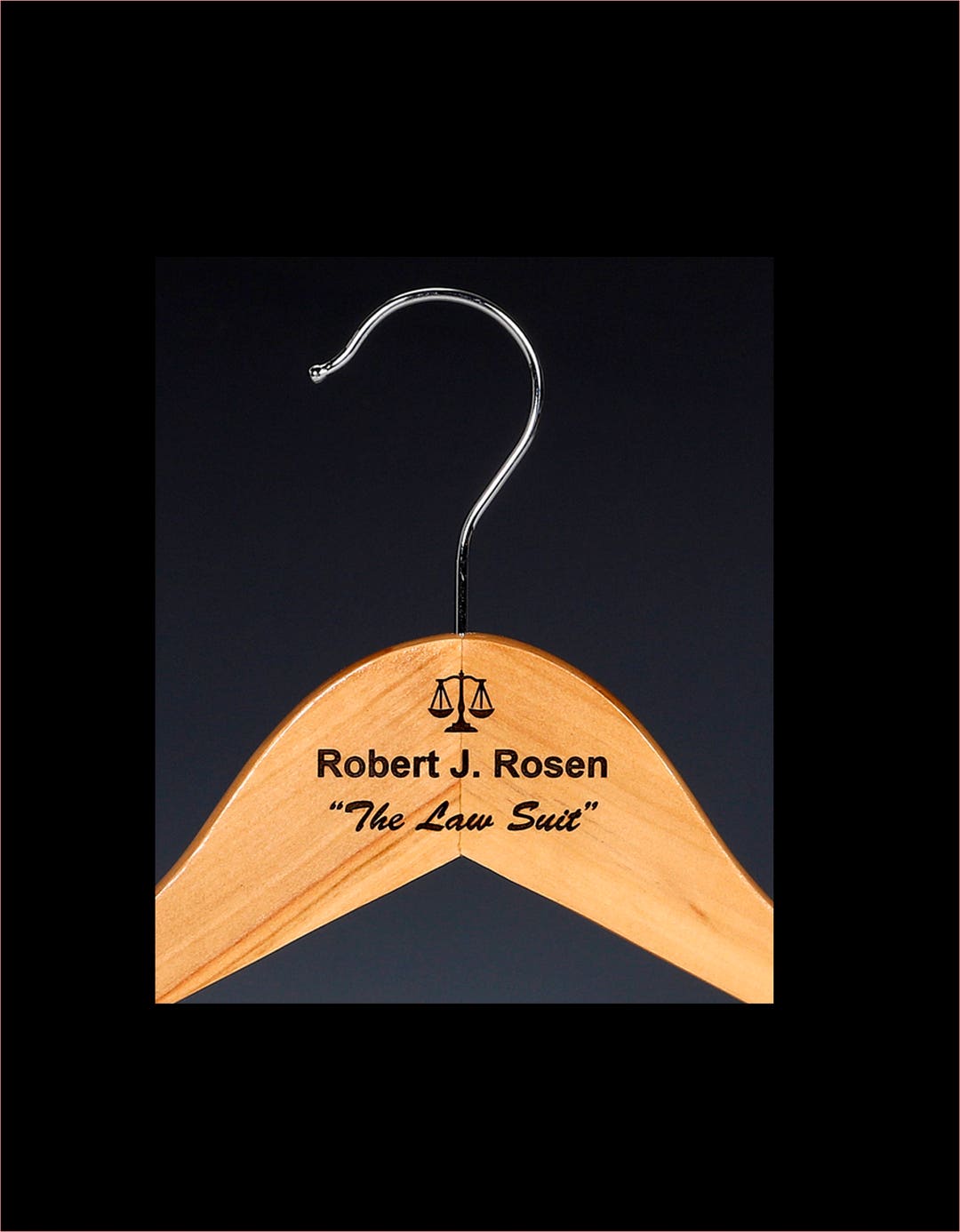 Lawyer, Attorney, Suit Hanger for Office or Car, Custom Laser Engraved ...