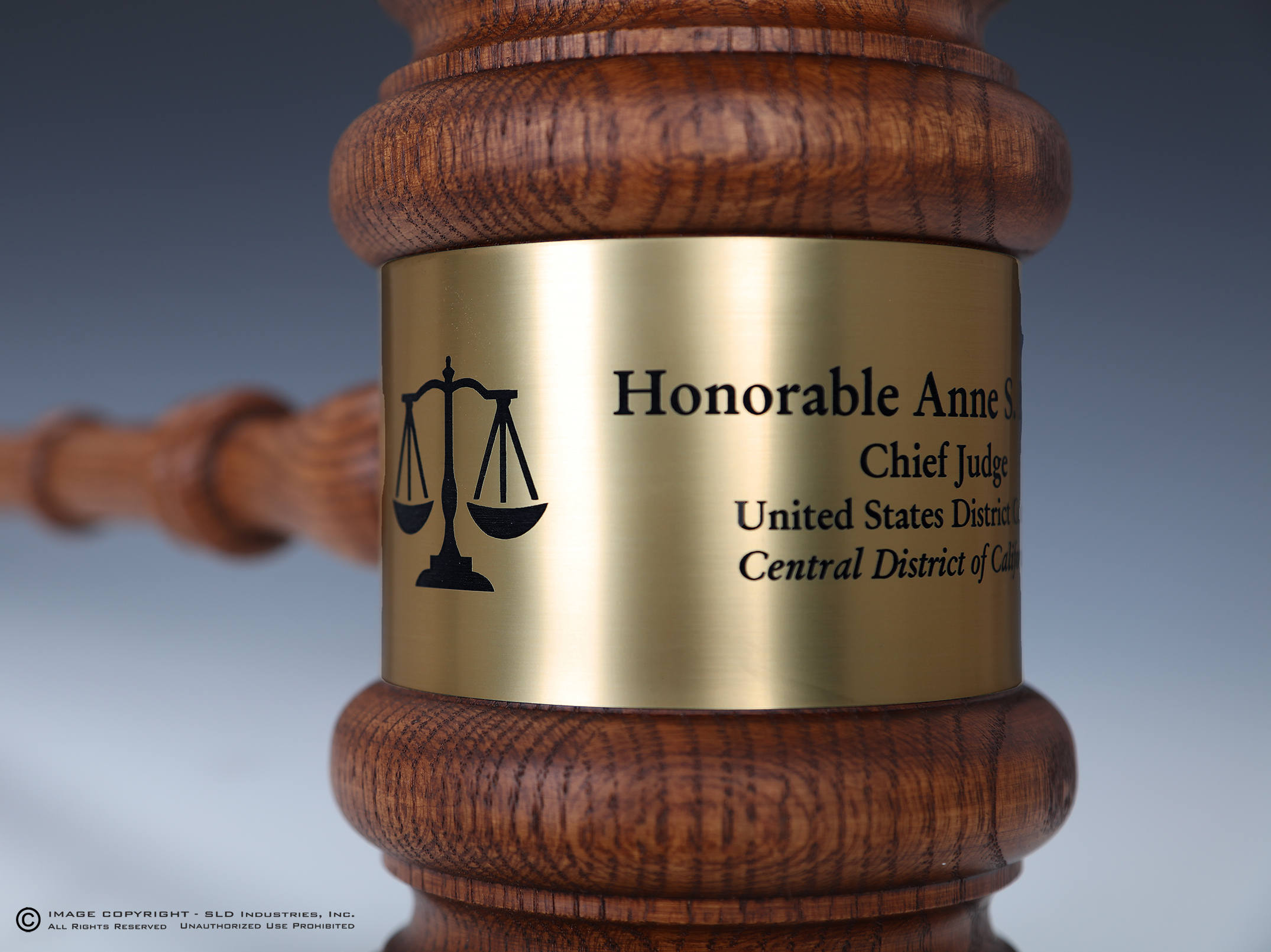 Giant GAVEL, Three Feet Long, Solid Oak, Custom Engraved Gavel Band ...