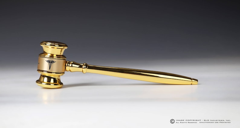 Personalized Solid Brass Engraved Gavel With Gift Box - Etsy