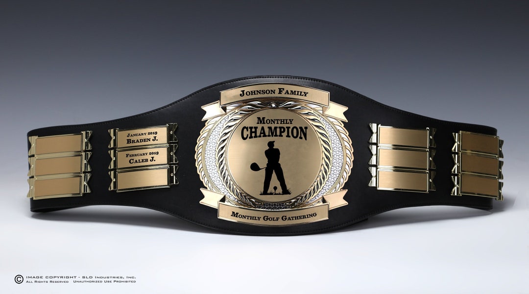 Championship Belt, PERPETUAL Series, All Sports, Sales Contests Etc. 12 ...