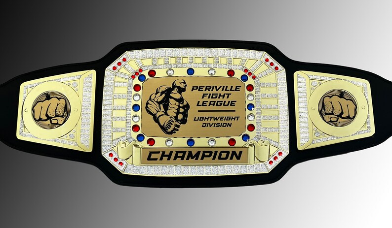 STRIKER 1 Championship Belt, Gold Chrome, Customizable, All Sports ...
