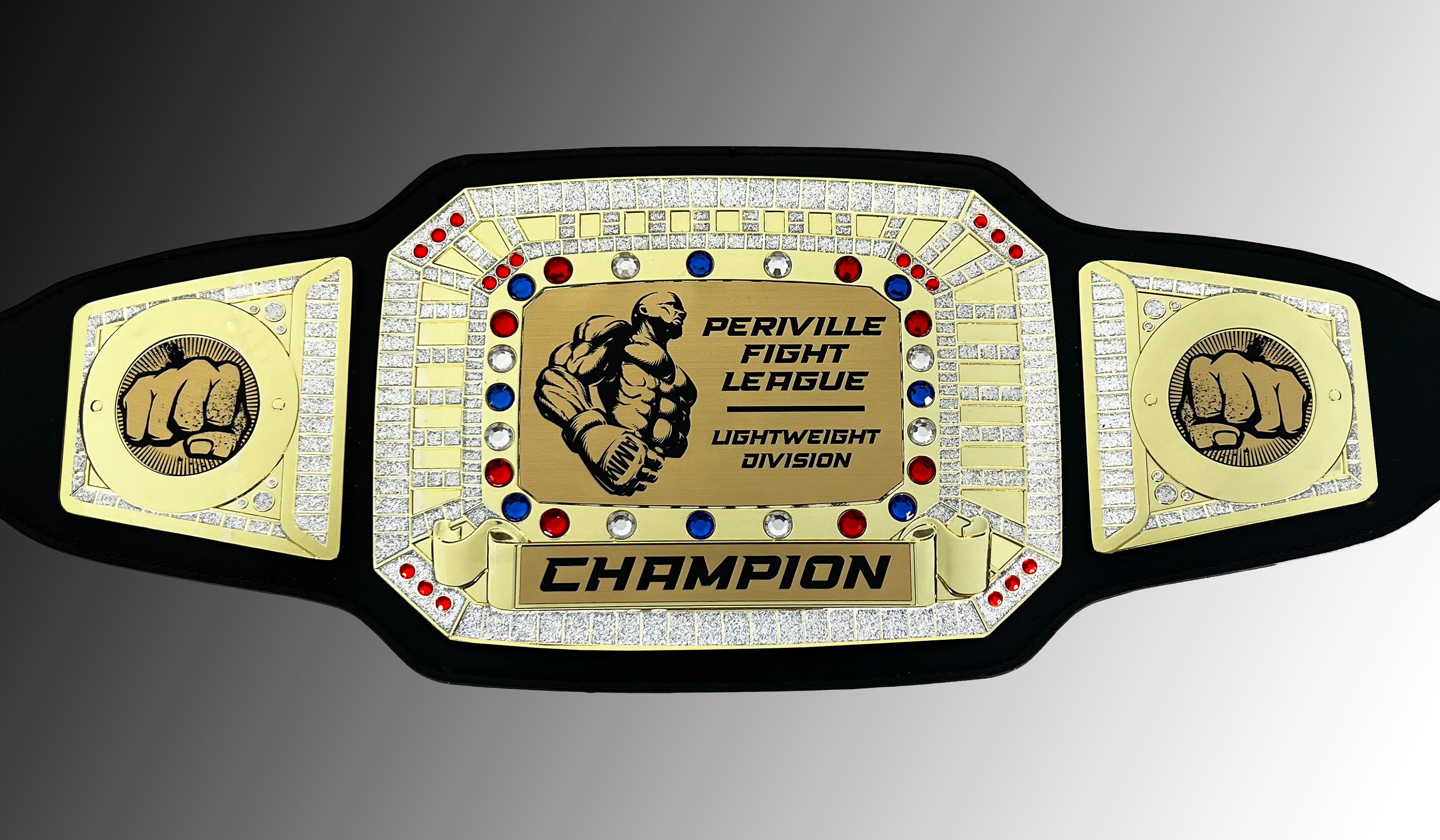 STRIKER 1 Championship Belt, Gold Chrome, Customizable, All Sports ...