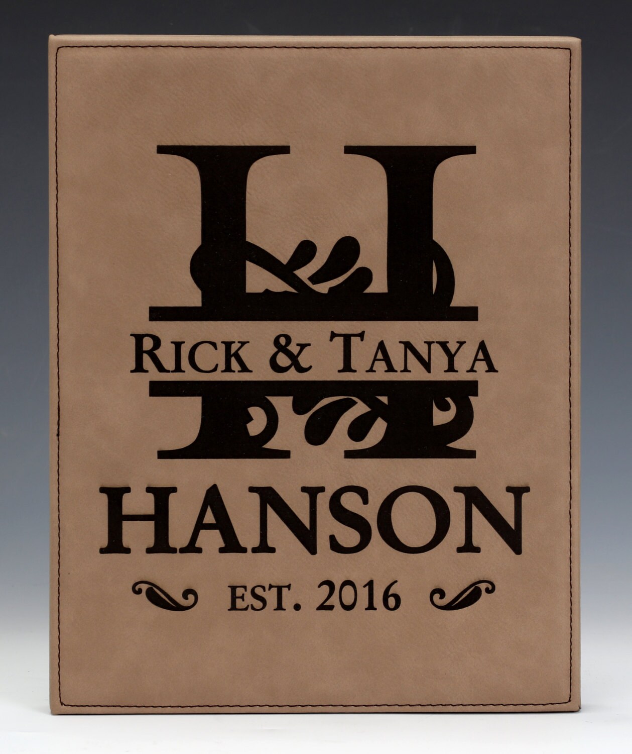 Famliy Name Sign Plaques Monogram Initial Family Crest | Etsy