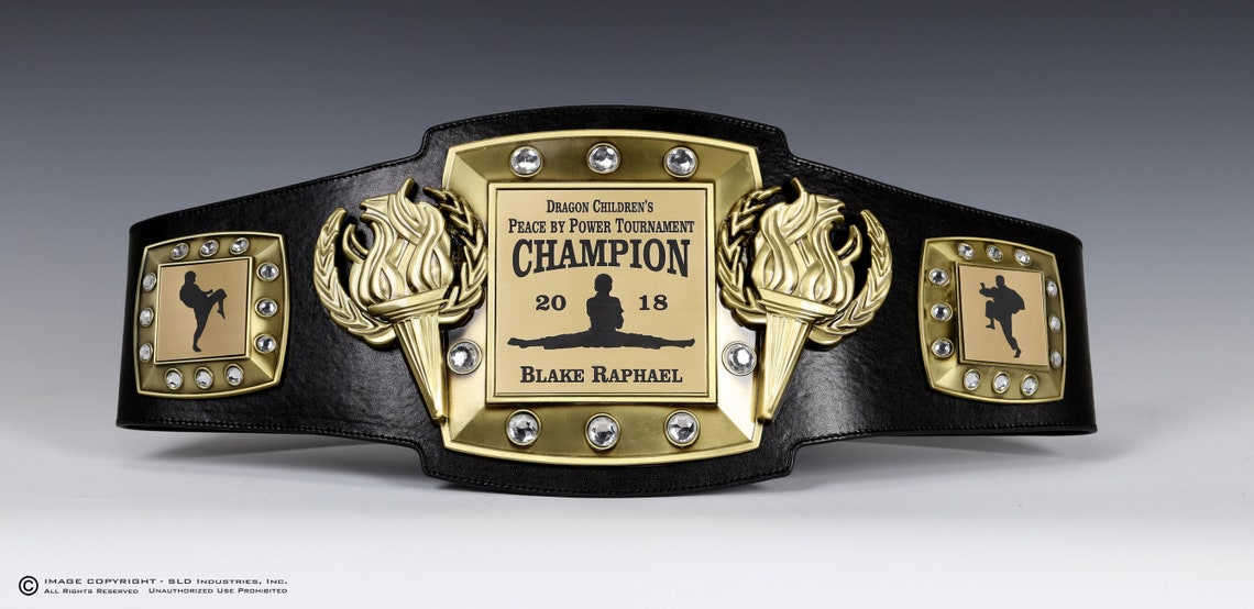 Boxing, Championship Belt, Trophy, Award, Perpetual, Personalized ...