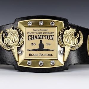 Boxing, Championship Belt, Trophy, Award, Perpetual, Personalized ...