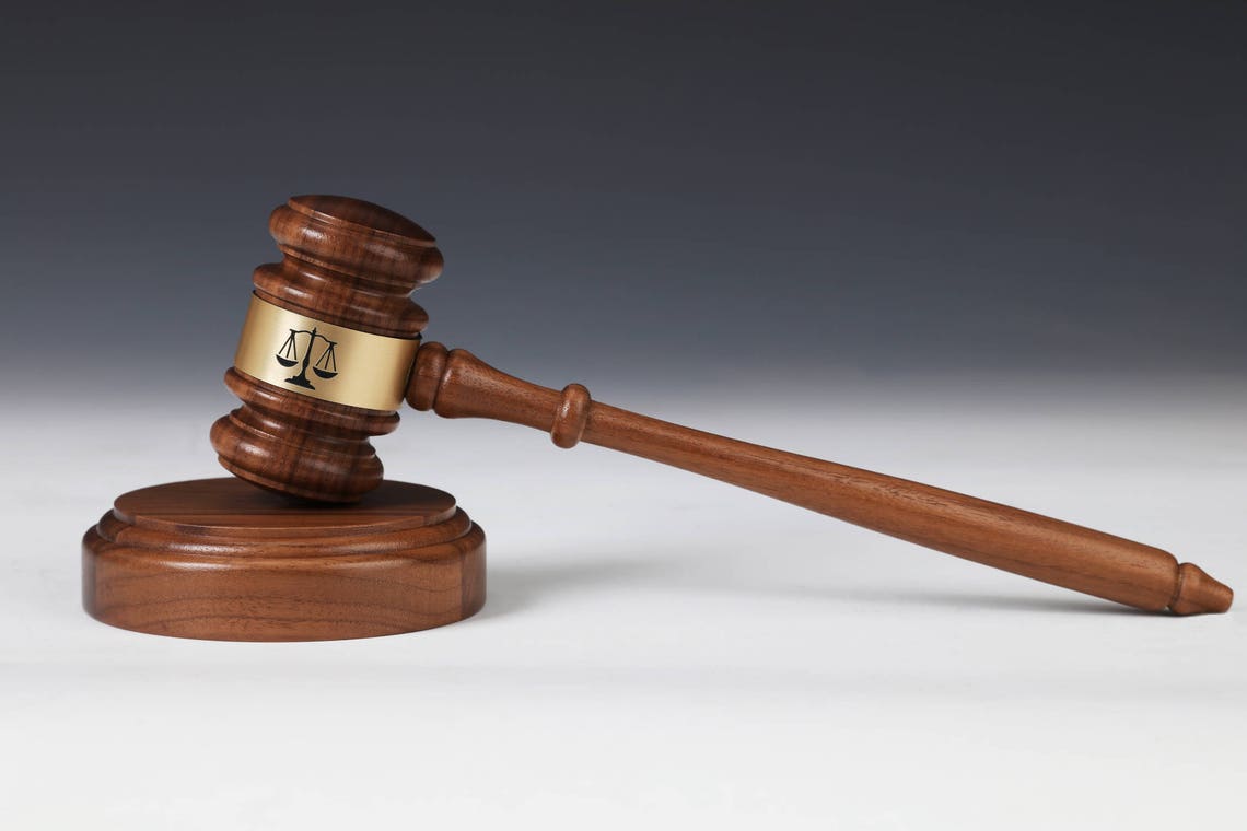 Personalized Engraved Gavel Set With Sounding Block, Custom Engraved ...