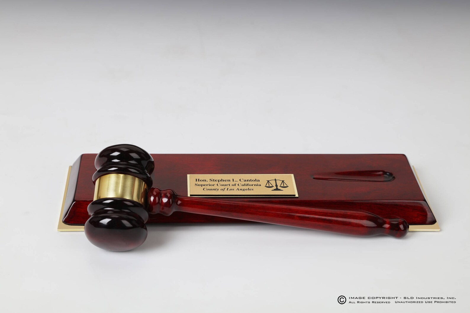 Personalized Engraved Gavel Stand With Gavel, Rosewood Piano Wood, Gift ...