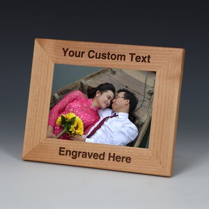 Custom Engraved Picture Frame, Personalized Picture Frame, Custom ...