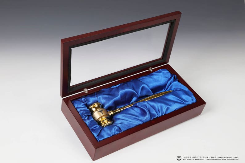 Personalized Solid Brass Engraved Gavel With Gift Box, Engraved Gavel ...