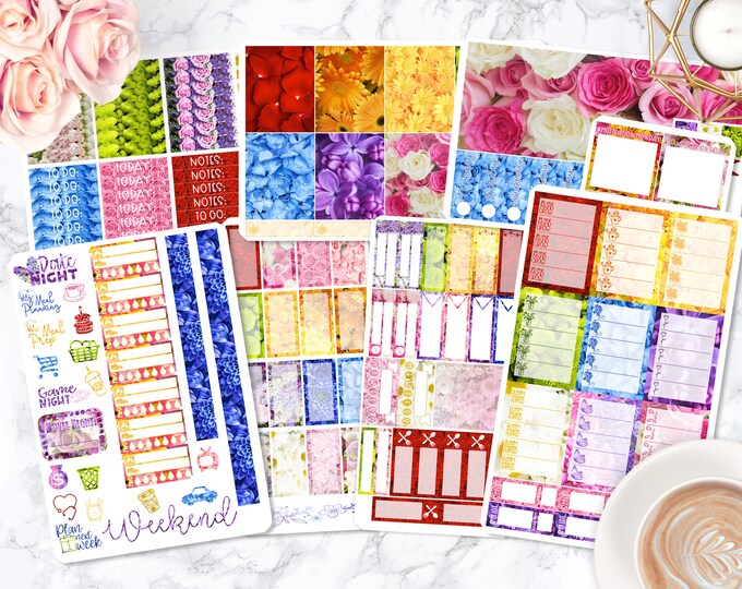Sticker Kit / Shabby Chic Stickers /planner Stickers / Erin - Etsy