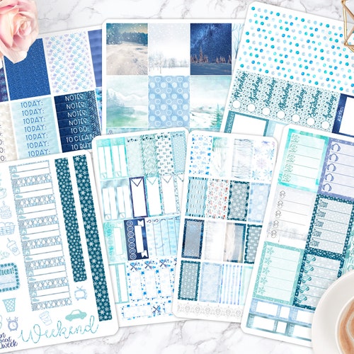 Sticker Kit / Winter Stickers / Snow Sticker Stickers / - Etsy