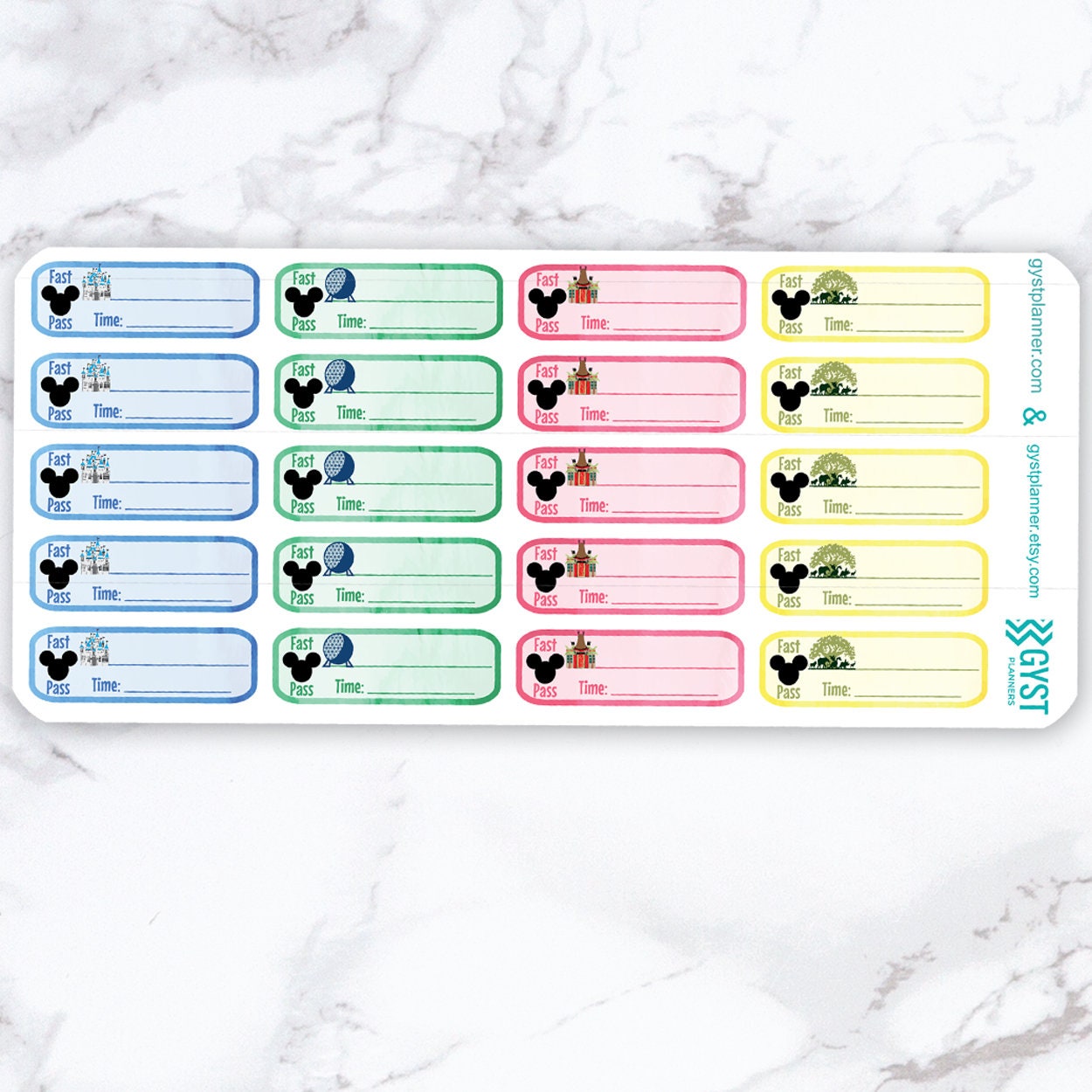 Disney Stickers / Planner Stickers / Sticker Kit / Erin - Etsy