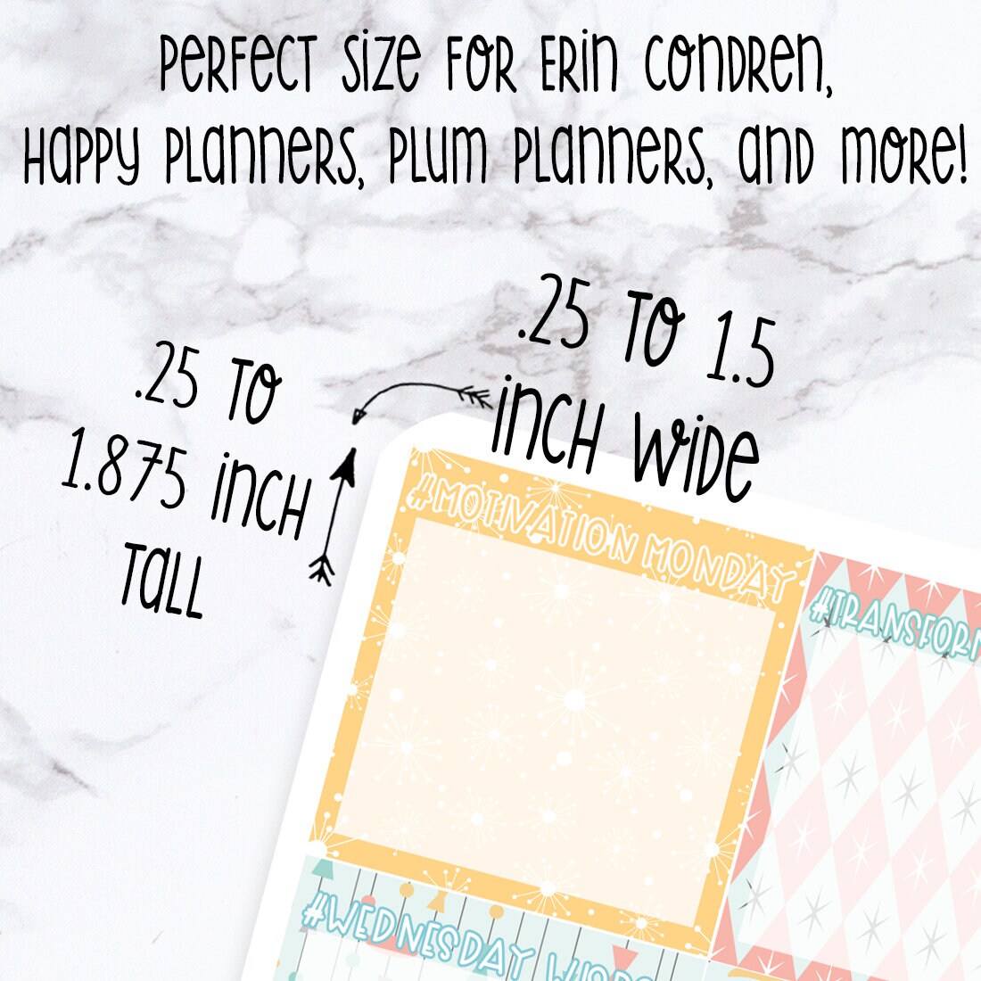 Happy Planner Life Planner Planner Stickers Erin Condren Weekly Spread ...