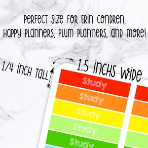 College Planner Stickers / Fits Erin Condren Planners, Happy Planners ...