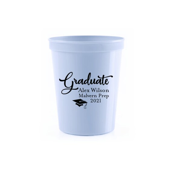 Copa de Estadio de Graduación Personalizada Copas de Fiesta | Etsy España