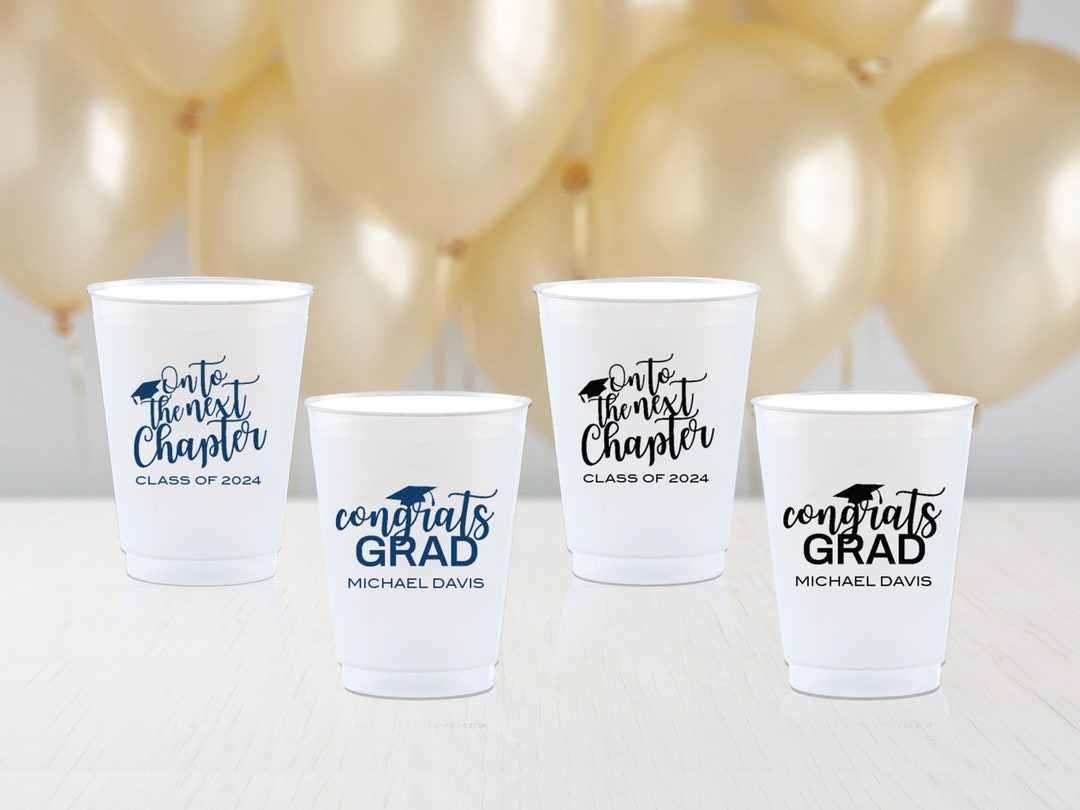 Class of 2025 Cups Personalized Graduation Cups Graduation Party ...