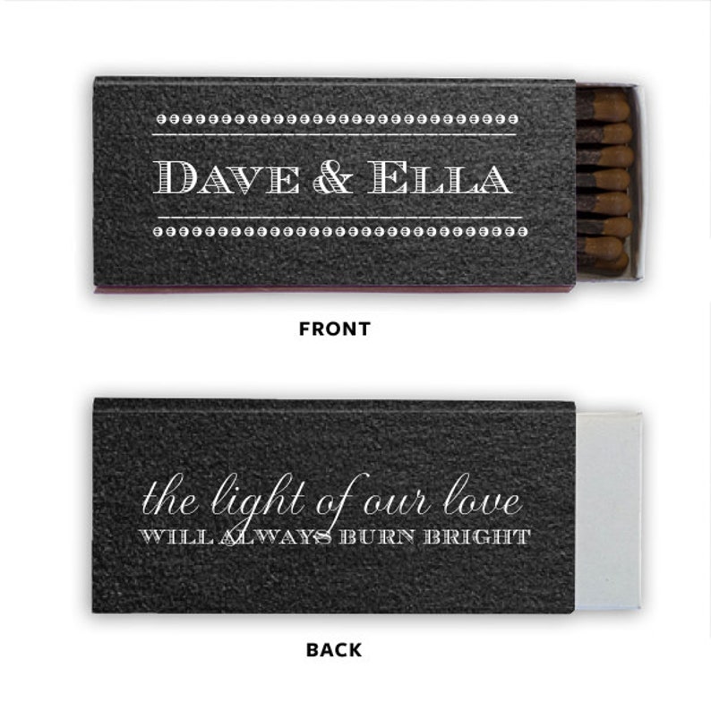 Sparkler Matches Wedding Matches Let Love Sparkle Custom - Etsy