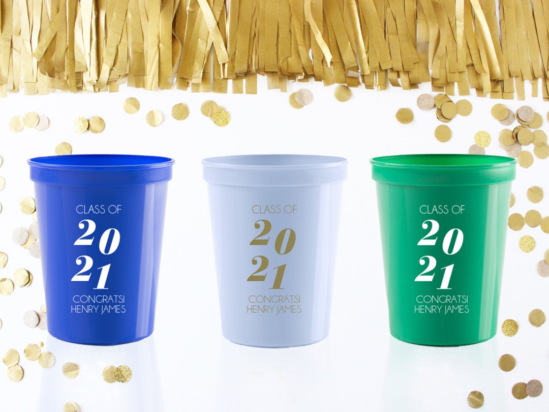 Personalized Graduation Party Cups, Class of 2026 Decoration, Grad ...