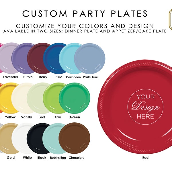 Party Paper Plates - Etsy