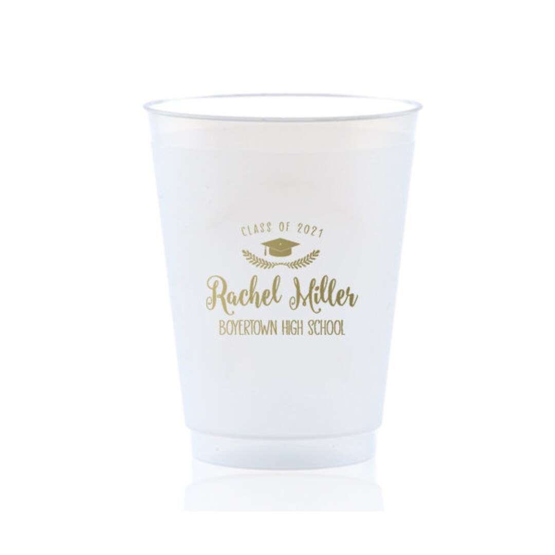 Graduation Decorations 2025 Personalized Plastic Cups Graduation Party ...