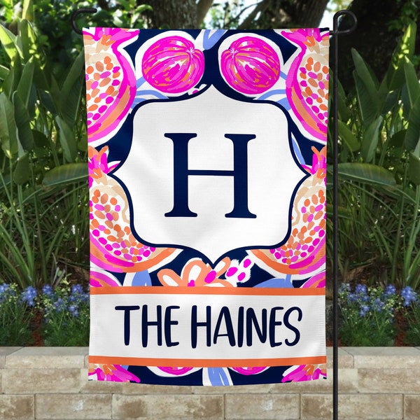 Preppy Garden Flag - Etsy