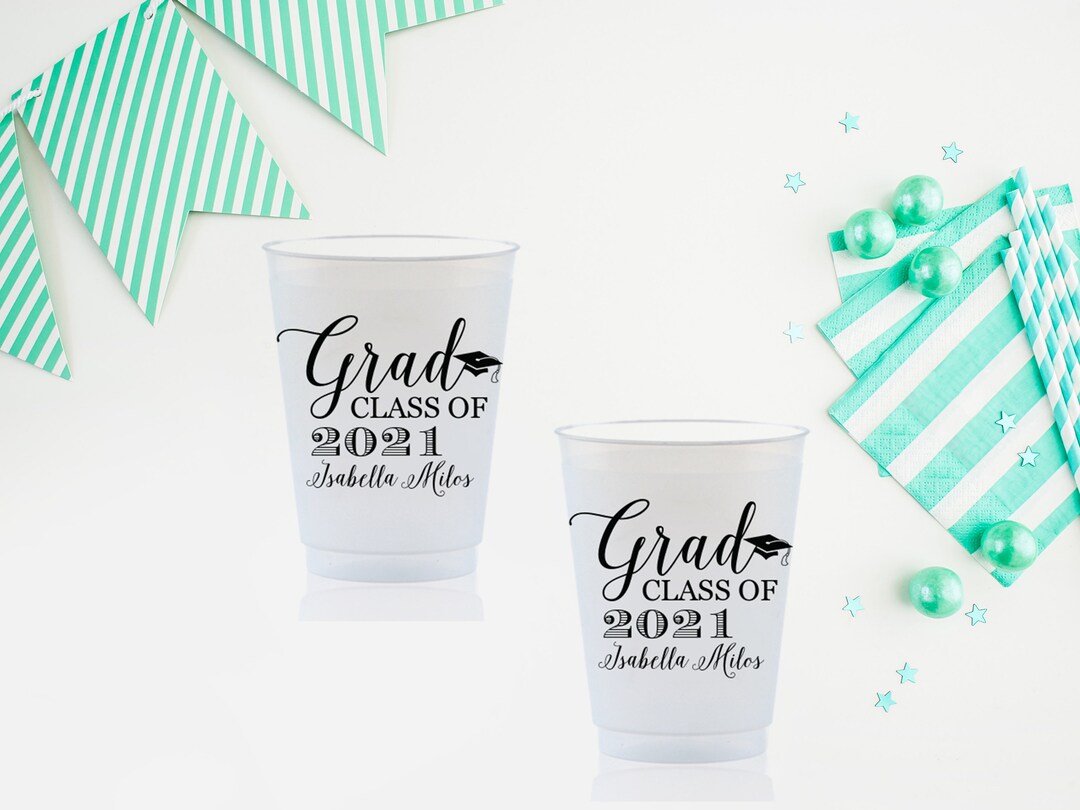 Class of 2025 Cups Personalized Graduation Cups Graduation Party ...