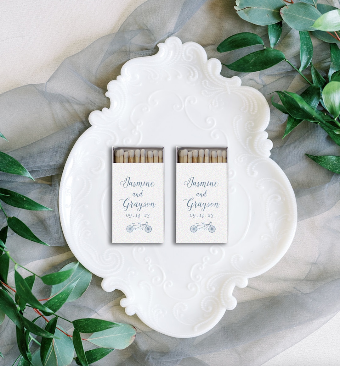 Personalized Wedding Matches - Monogram Matchbox, Custom Matchbox ...