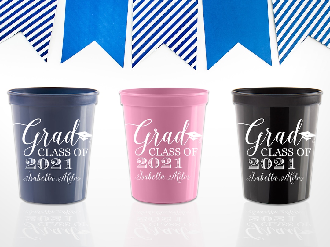 Graduation Cups, Graduation Party Favors, Graduation Gift, College ...