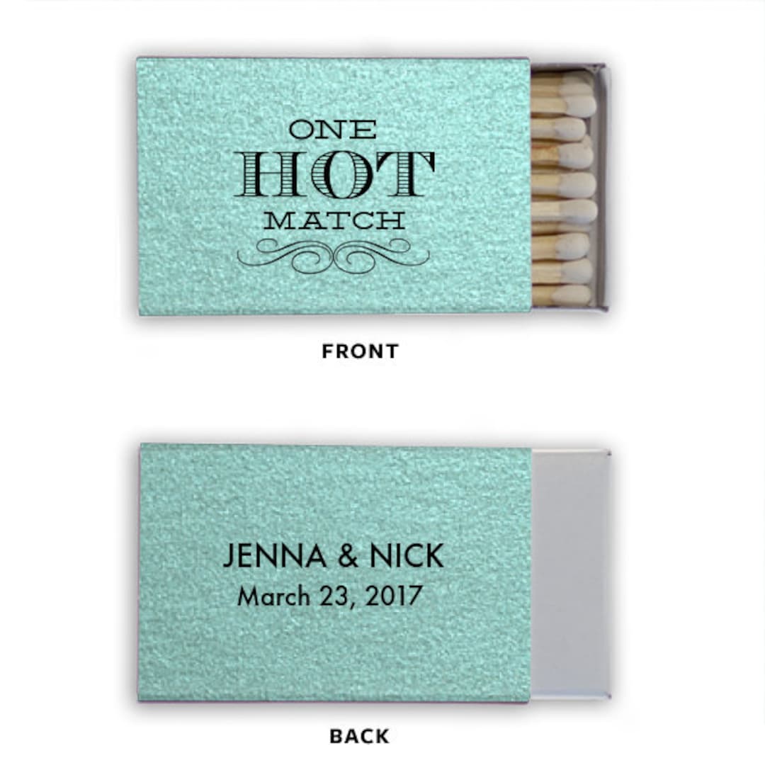 Matchboxes, Wedding Favors, Wedding Matches, Wedding Decor ...