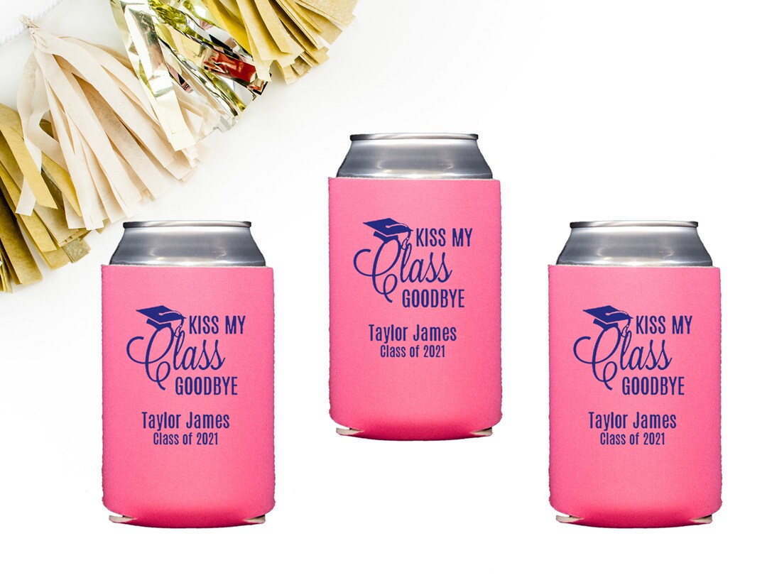 2024 Graduation Party Favors Personalized Can Cooler Class of 2024 Can ...
