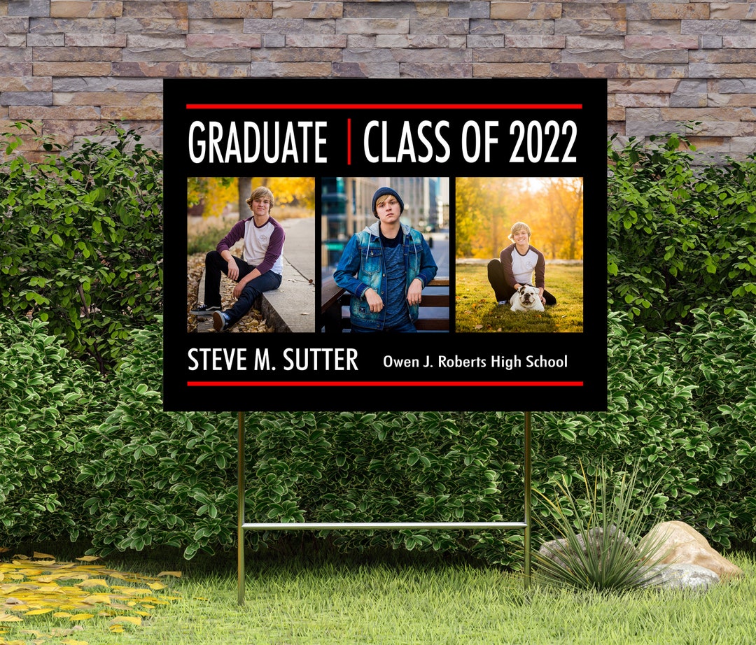 Graduation Yard Sign, Graduation Lawn Sign, Class of 2026, Graduation ...
