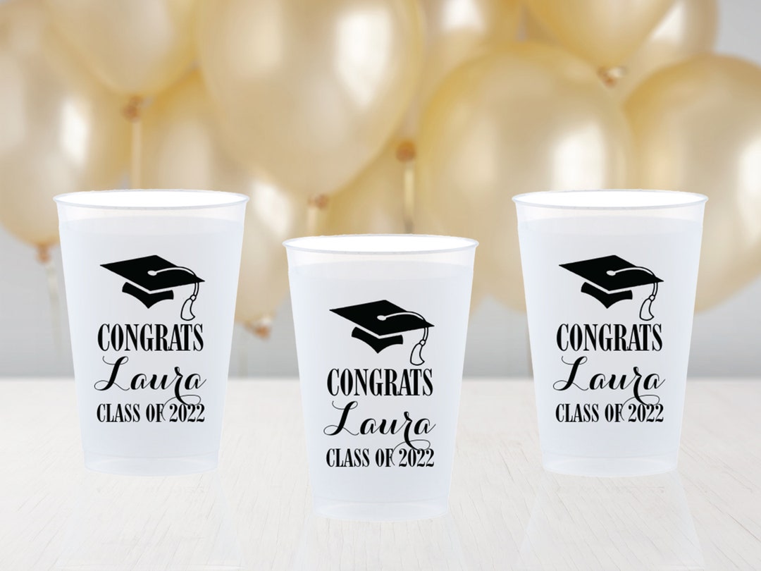 Graduation Cups Class of 2024 College Graduation Decorations Grad Party ...