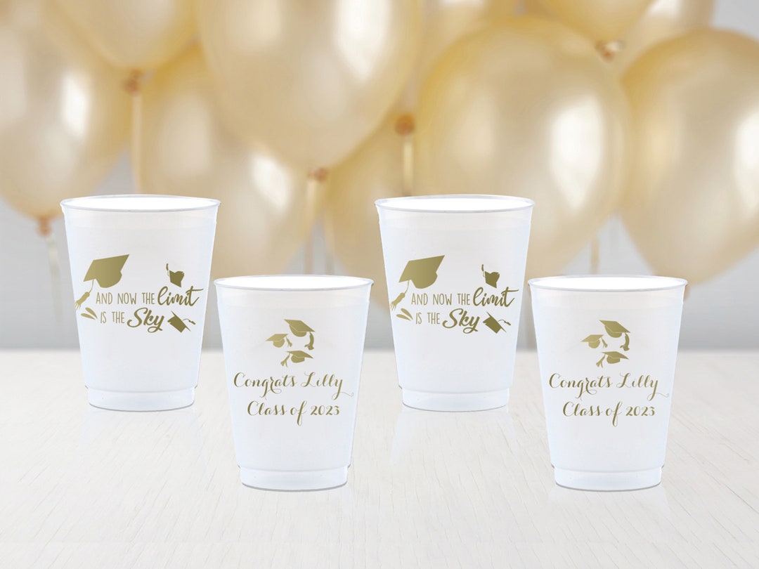 Graduation Custom Cups, 5oz, 8oz, 9oz, 10oz, 12oz, 14oz, 16oz, 20oz ...