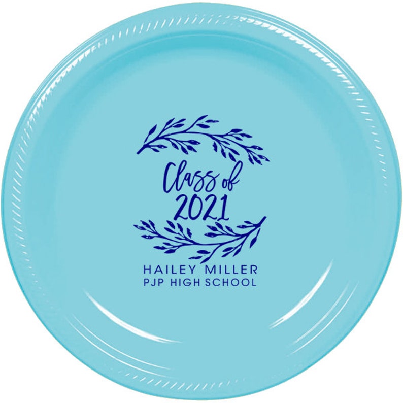 Graduation Plates Custom Graduation Party Plates Graduation - Etsy