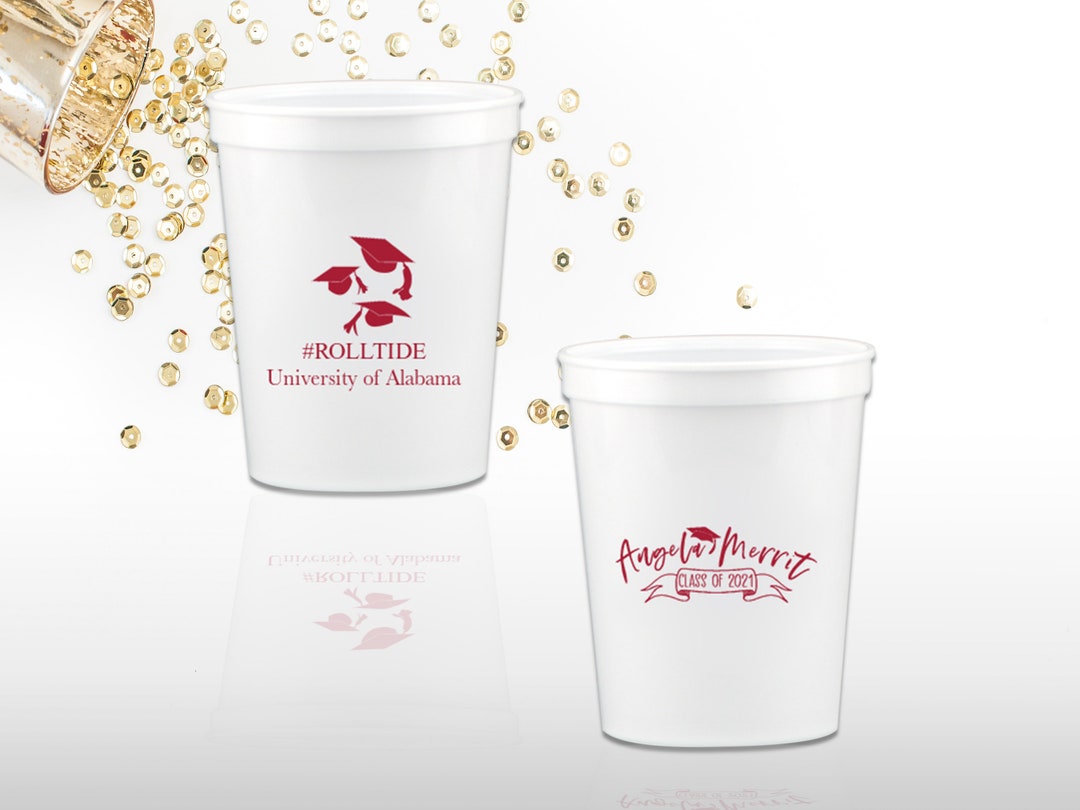 Graduation Party Cups, Custom Graduation Cups, Personalized Party Cups ...