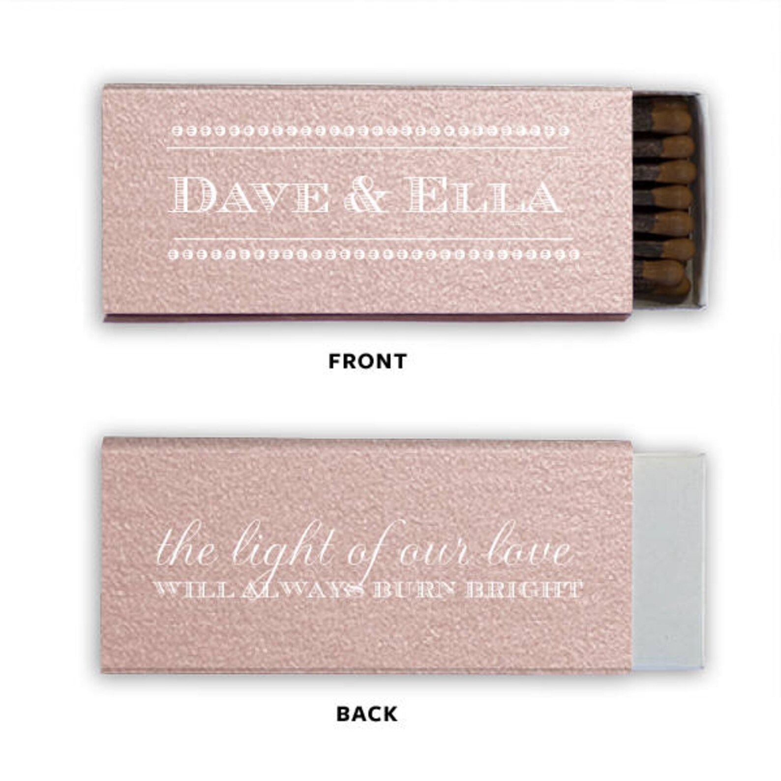 Sparkler Matches Wedding Matches Let Love Sparkle Custom - Etsy