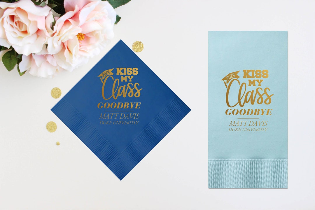 Personalized Napkins Graduation Ceremony Party Printed Custom Napkins ...