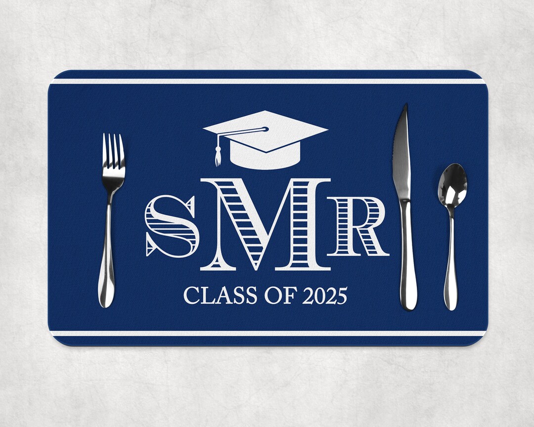 2024 Graduation Paper Placemats Class of 2024 Decorations Tableware ...
