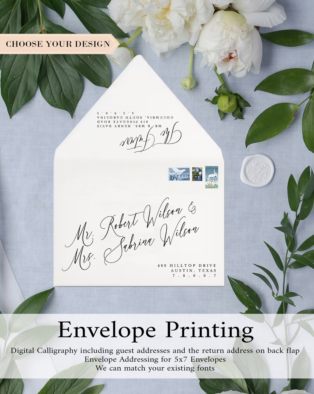 Envelope Addressing Service, Envelope Printing, 40 Styles to Choose ...