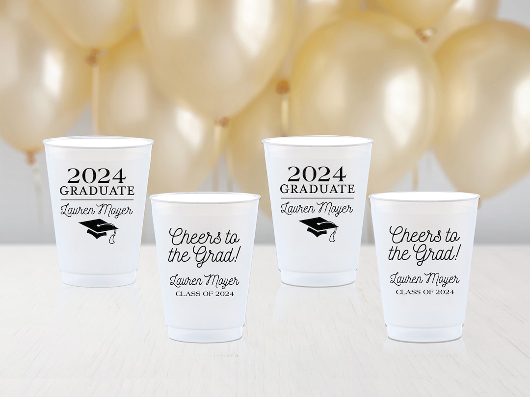 Copas de fiesta de graduación, fiesta de graduación de la escuela ...