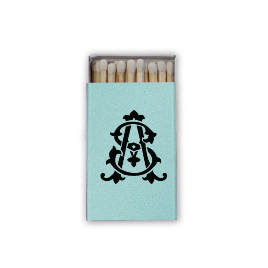 Personalized Wedding Matches - Monogram Matchbox, Custom Matchbox ...