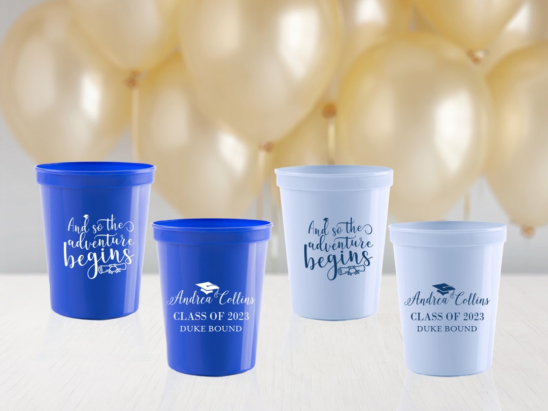 Graduation Party Cups, Graduation Favors, Graduation Party Ideas ...