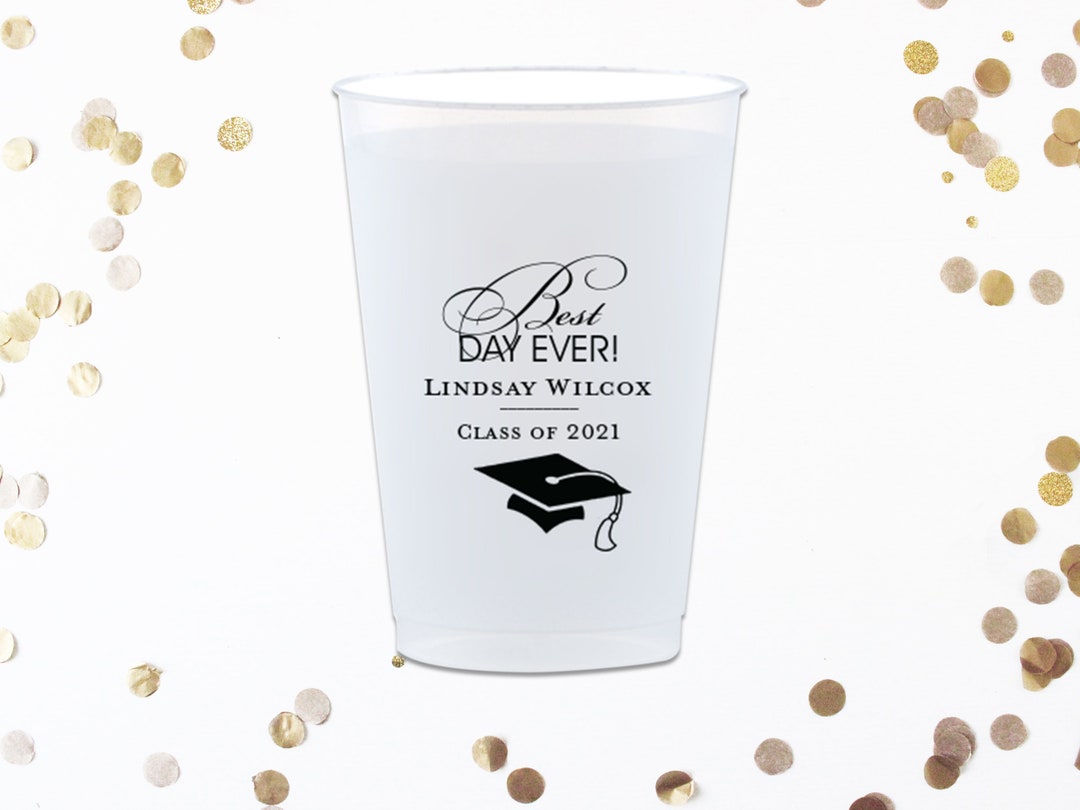 Graduation Plastic Cups, Graduation Favors, Graduation Party Ideas ...