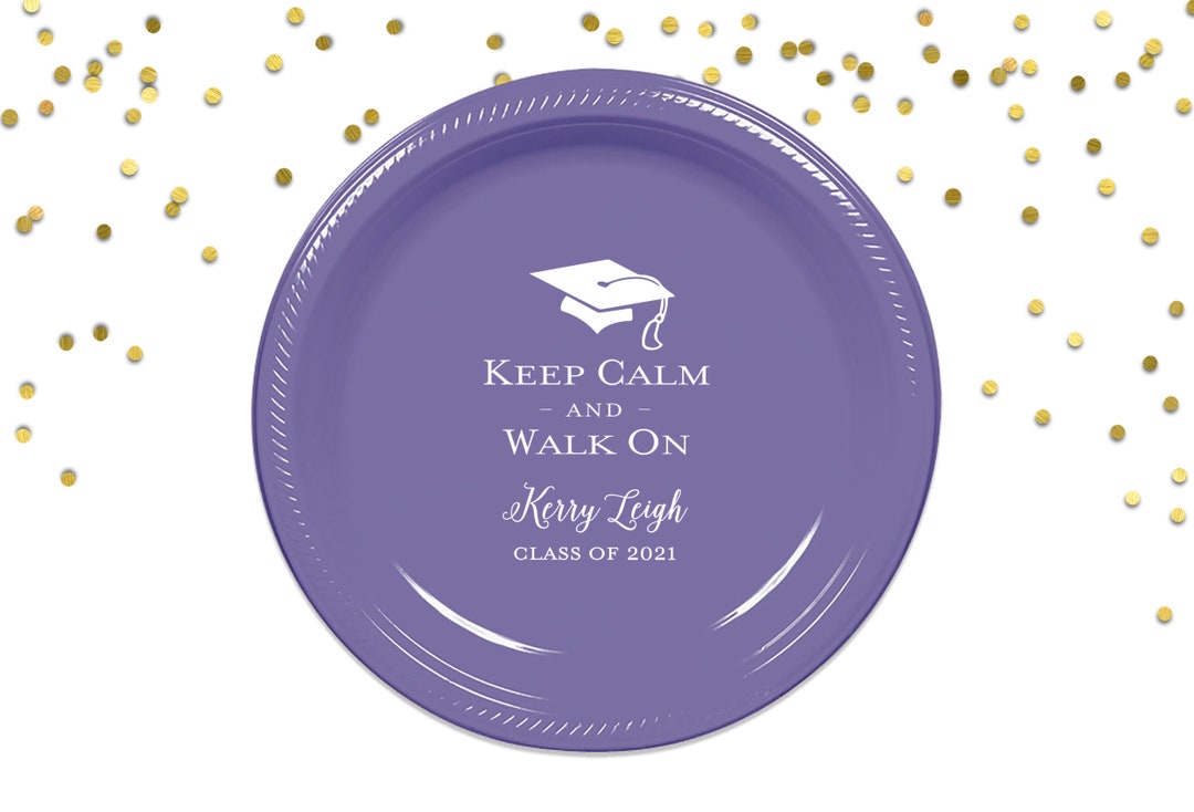 Graduation Plates, Custom Graduation Party Plates, Graduation Party ...