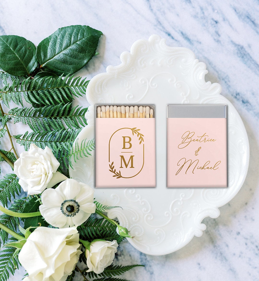 BULK Wedding Matches Custom Match Boxes Wedding Favors Shower Favors ...
