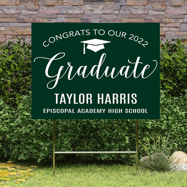 Graduation Yard Sign - Etsy