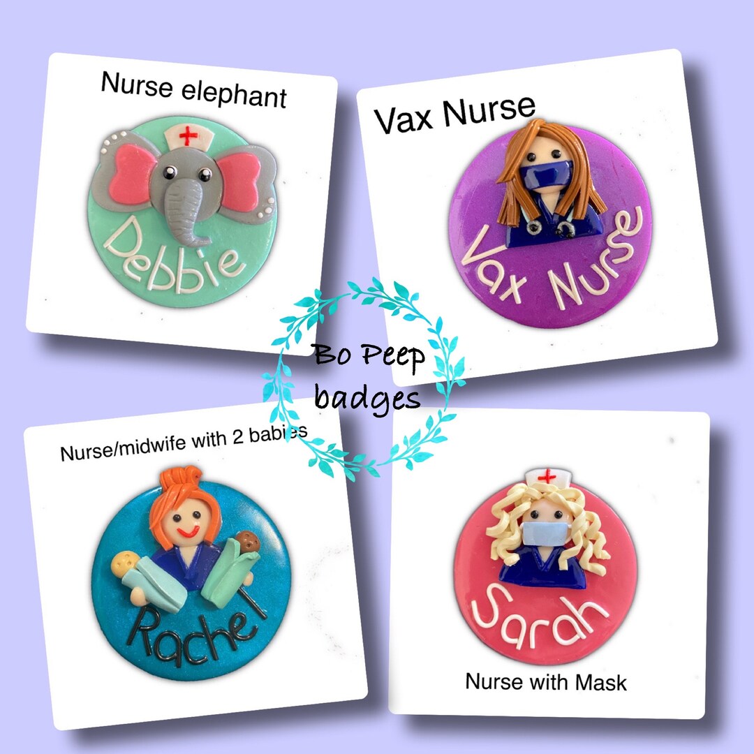 Custom Nurse Name Badges, Hospital, Doctor, Medical, Handmade - Etsy